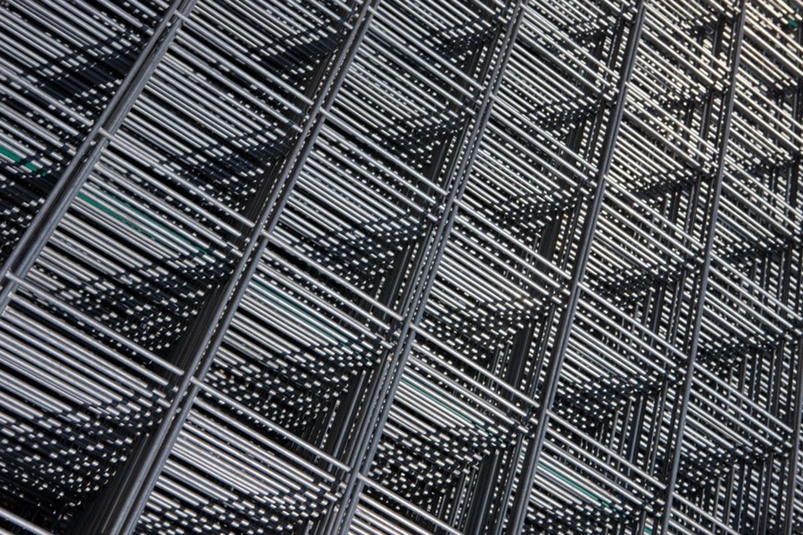 Stalen matten Gegalvaniseerd maas 10x10 cm, 200x300 rond 5 mm ...