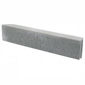 Opsluitband 12x25x100 cm Grijs - per st | Sierbestrating & Tuinhout ...